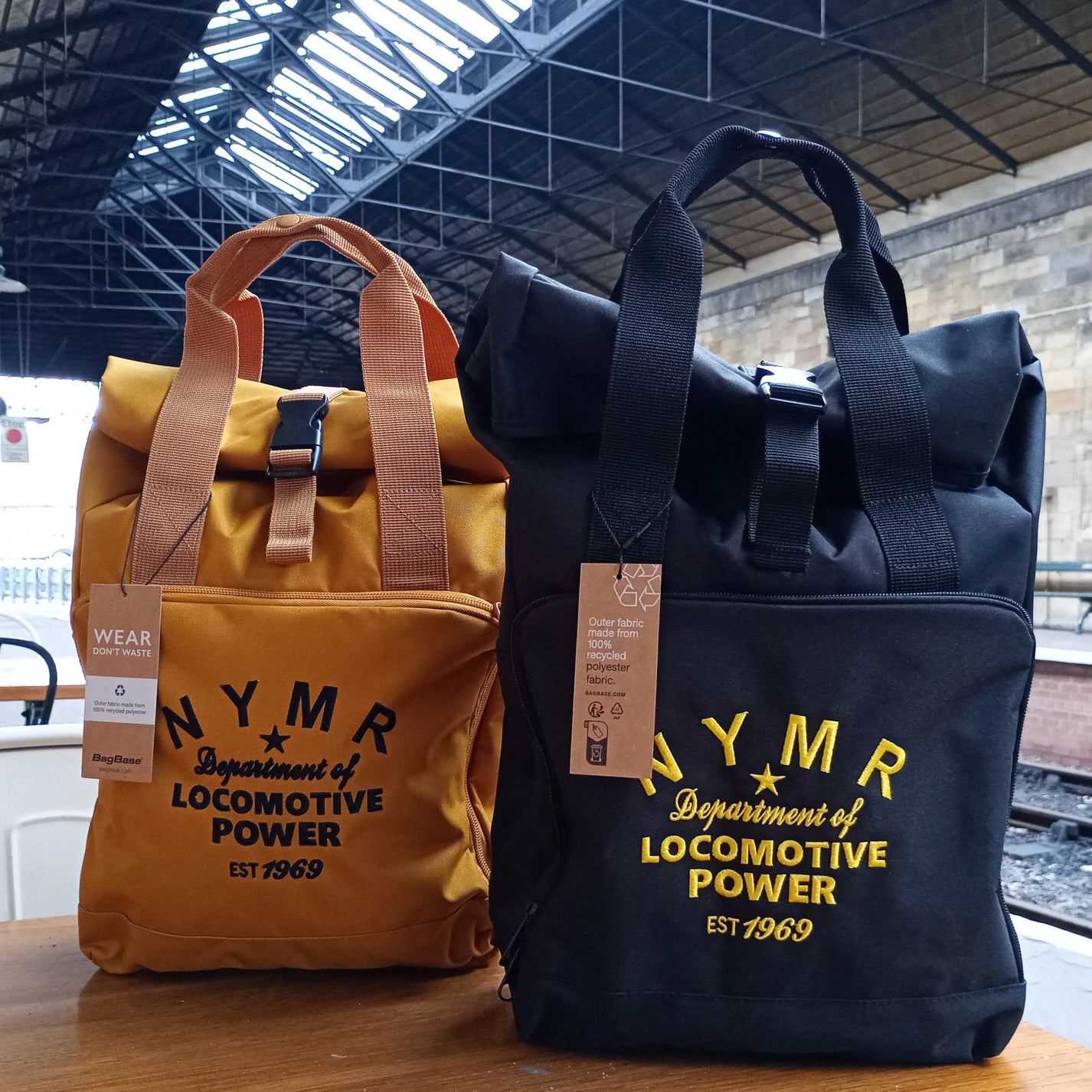 Locomotive Power - Recycled Backpack – North Yorkshire Moors Railway